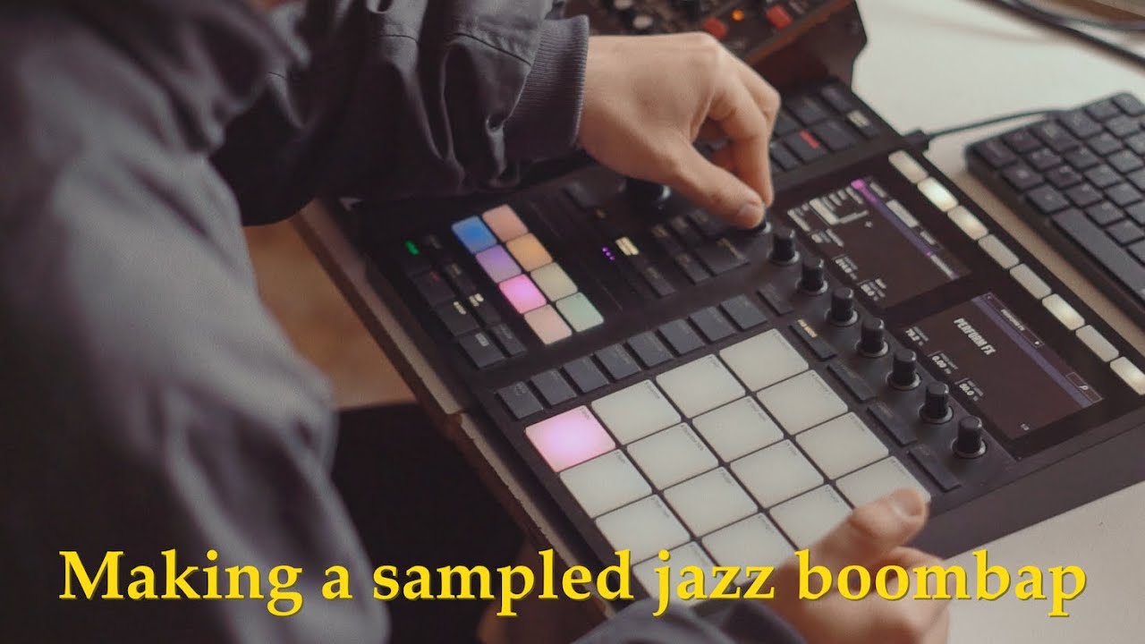 Making a sampled jazz boombap with maschine mk3