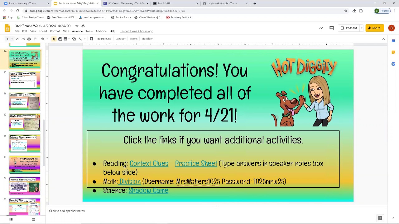3rd Grade Weekly PowerPoint Presentation HOW TO USE