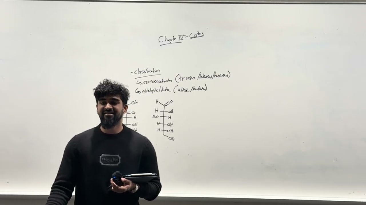2025-2026 MCAT Biochemistry, Chapter 4- Intro to Carbohydrates