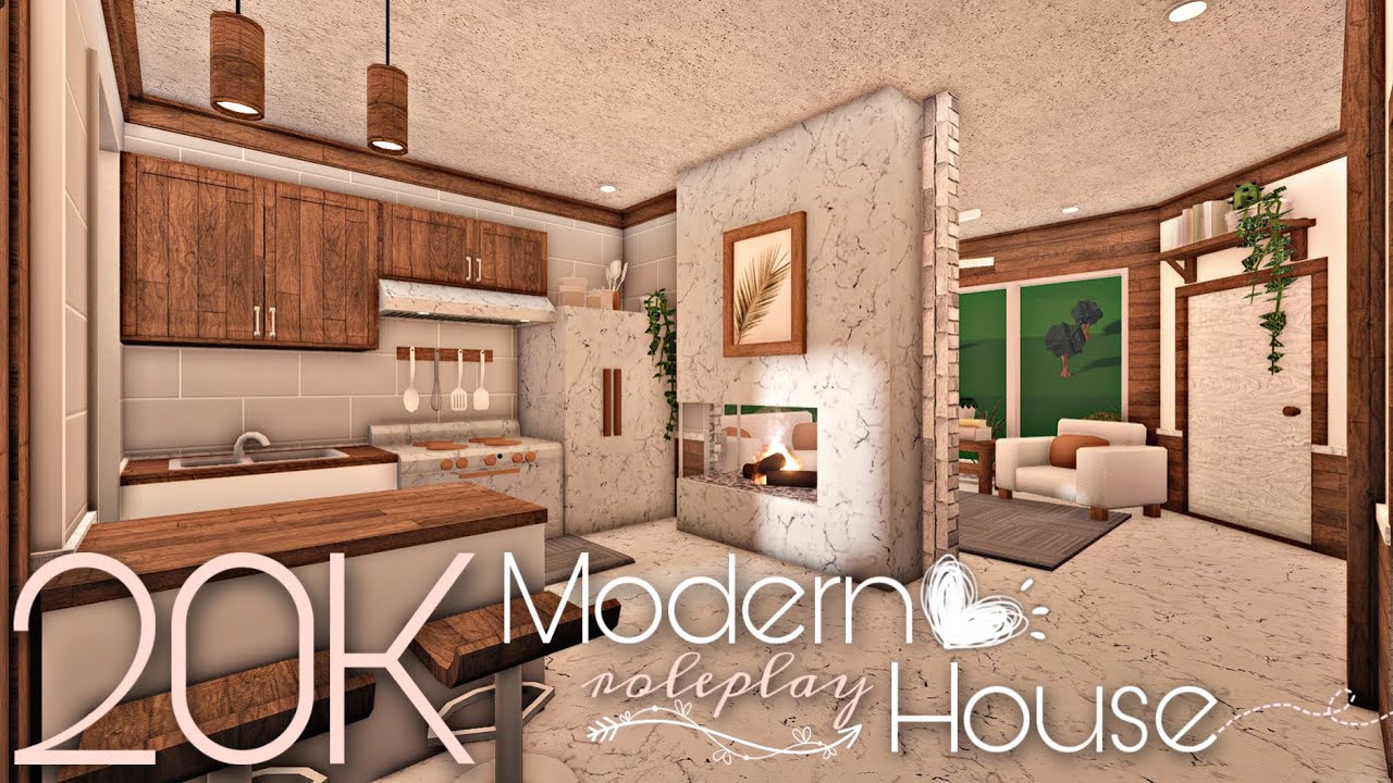 BLOXBURG: 20K MODERN ROLEPLAY HOUSE | NO-GAMEPASS