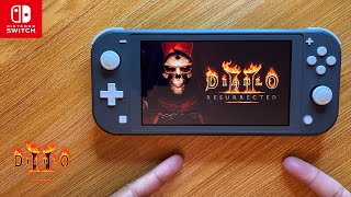 Diablo 2: Resurrected Nintendo Switch Lite Gameplay