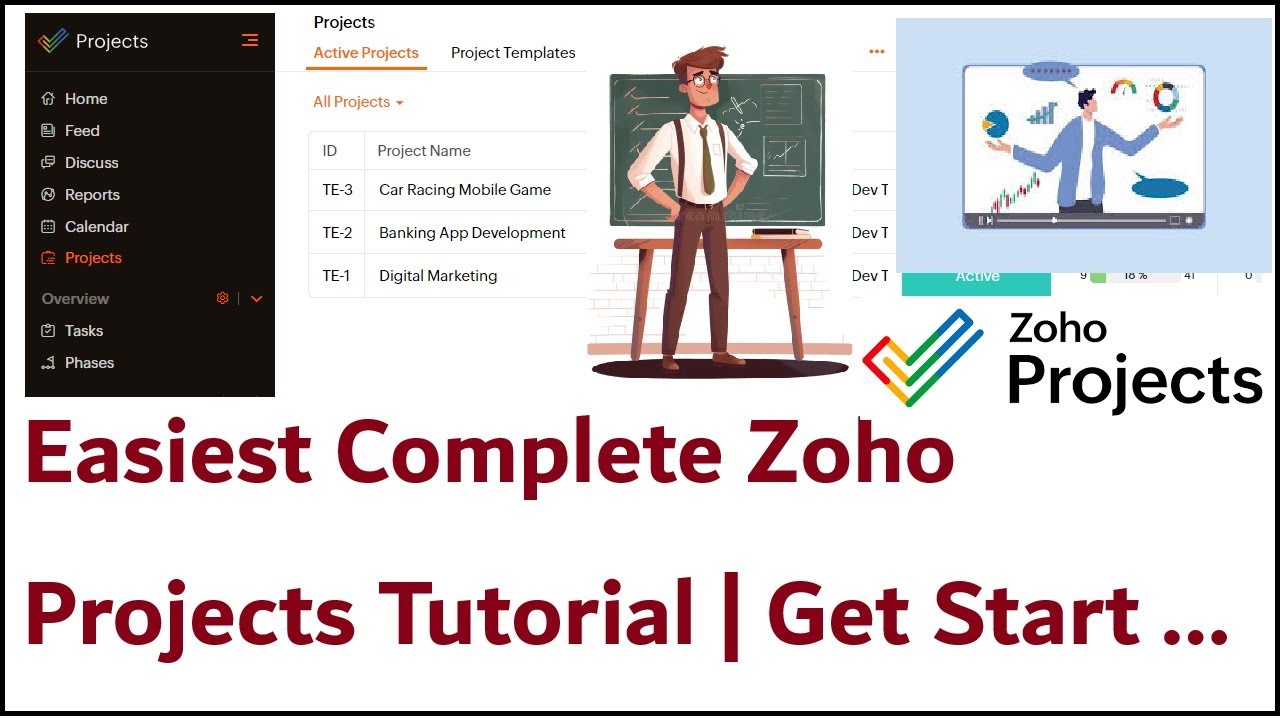 ZOHO Projects Tutorial For Beginners || Getting Started With Zoho Projects