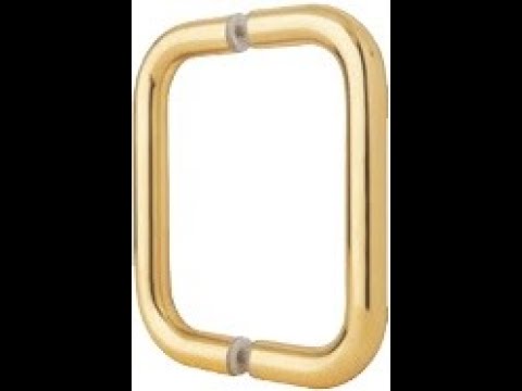 AIW SDH3 4 6 CP Bright Chrome Back To Back Shower Door Pull