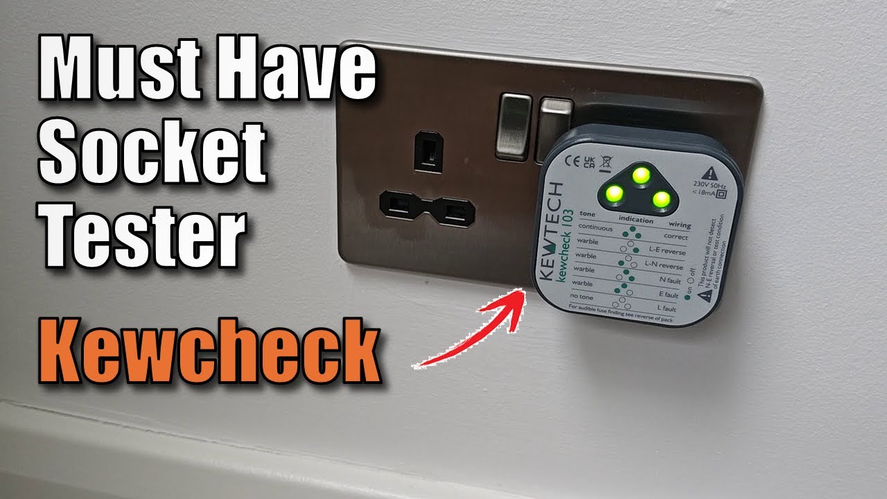 Is Your House Safe | Kewtech KEWCHECK103 Socket Tester Review & Demo