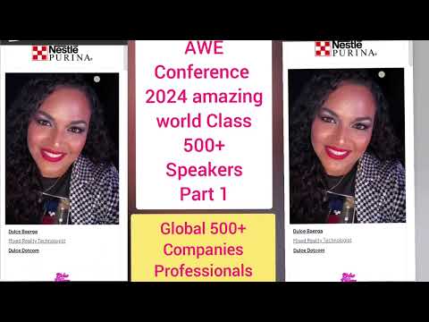 #AWE Conference 2024 amazing world Class 500+ Speakers_Part 1