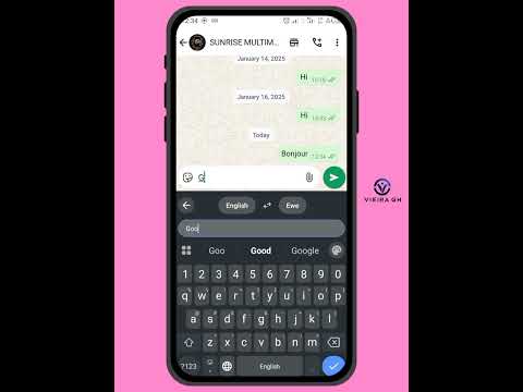Use Google translate to chat with friends on social media.