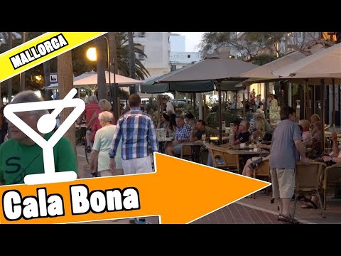 Cala Bona Majorca Spain: Evening and nightlife