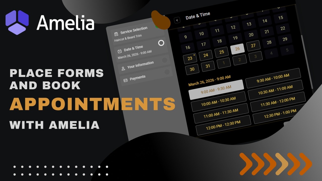 How to book appointments | Amelia WordPress Booking Plugin