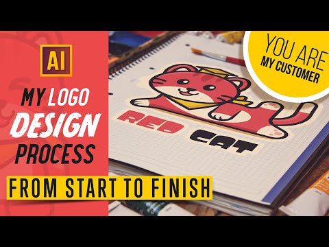 DESIGNING A KIDS DESIGN SCHOOL LOGO FROM SCRATCH. ADOBE ILLUSTRATOR TUTORIAL