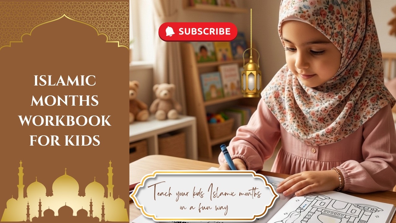 Islamic Months Workbook for Kids | Learn Hijri Calendar | Printable Coloring Book
