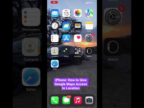 #shorts How to Give Google Maps Access to your iPhone’s location