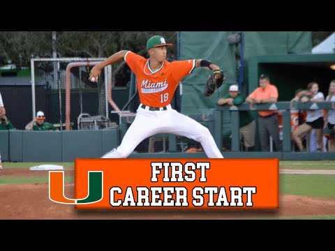Freshman RHP Alex McFarlane Throws FAST!!! Sends Batters Down Swinging in First Win!