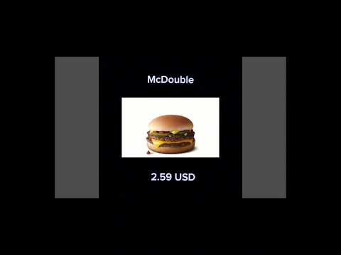 McDonald’s Menu Prices Part 1