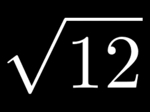How to Simplify the Square Root of 12: Sqrt(12)