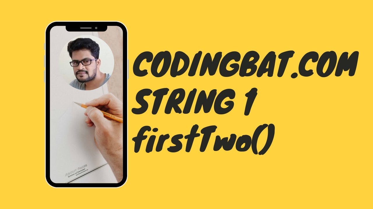 06 Codingbat | String 1  | firstTwo | Java coding practice | UiBrains | by Naveen Saggam