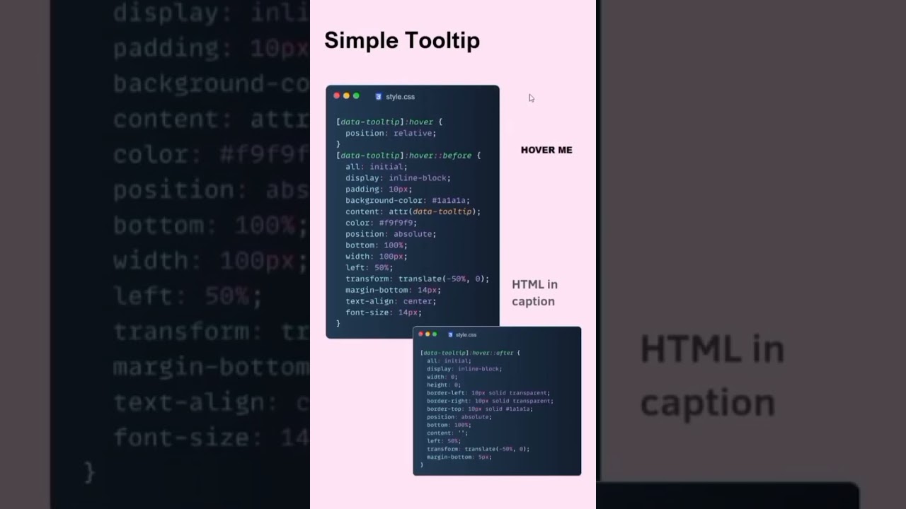 Simple tool tip #css #javascript #python #programminglanguage #coder