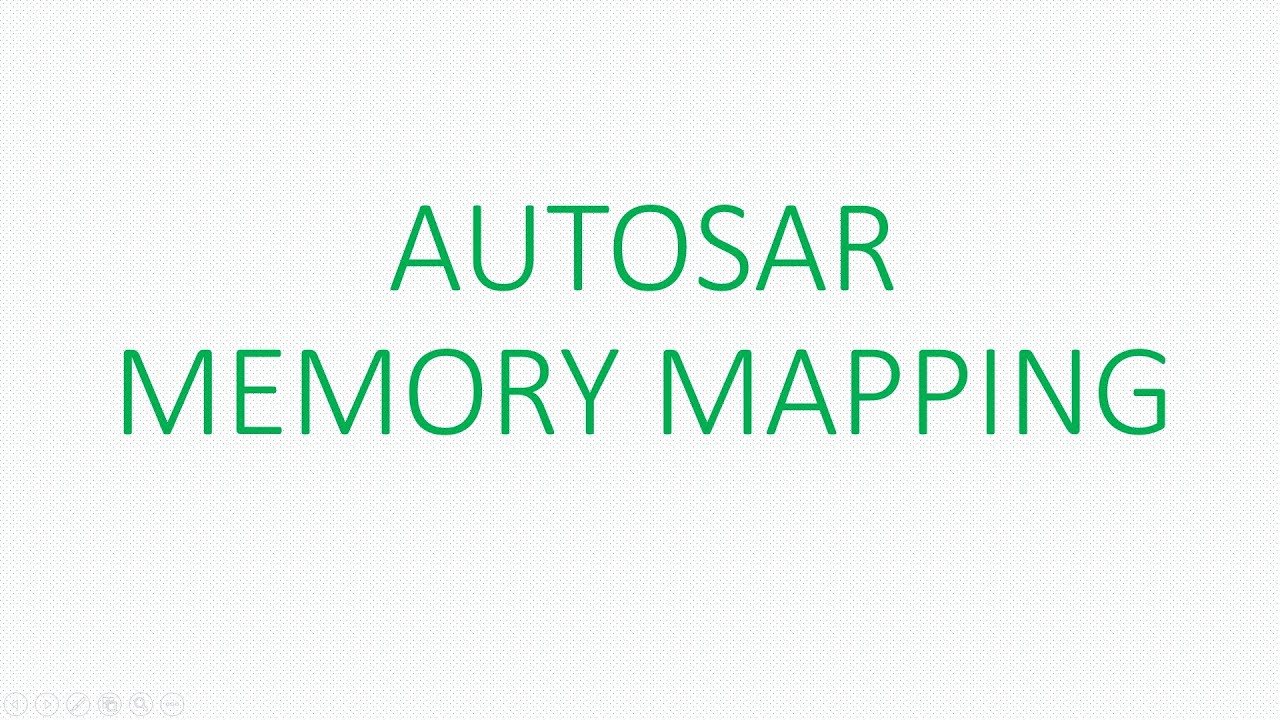 Memory Mapping in AUTOSAR : Part1