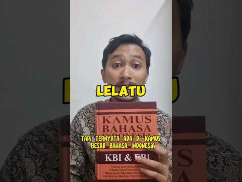 Kata Unik dalam KBBI yang ternyata adalah Bahasa Indonesia !