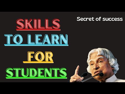 Skills To Learn For Students | Sir APJ Abdul Kalam | Secret of success