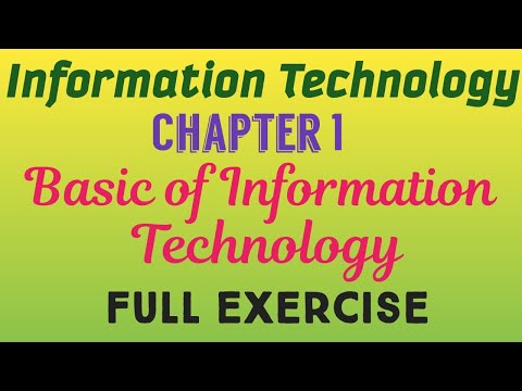 Basics of Information Technology | 11th IT | Full Exercise solved | Maharashtra board new syllabus