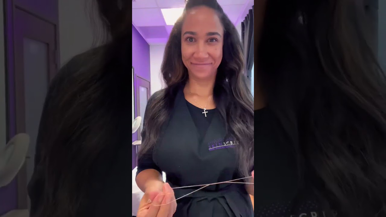 Threading Full Face #hairremoval #threading #skincare #asmr