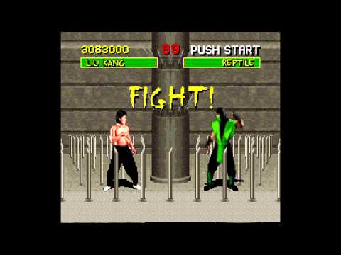 [SNES] Mortal Kombat 1 - *Blood Hack* Full gameplay + Reptile Fight