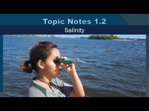 Topic Notes 1.2: Salinity