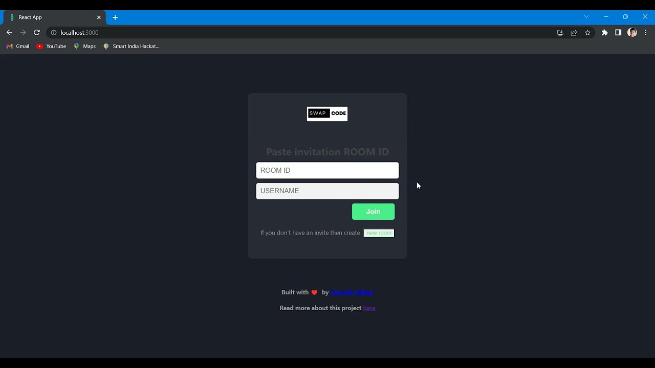 SwapCode: Real-Time Code Editor for Collaborative Coding Interviews