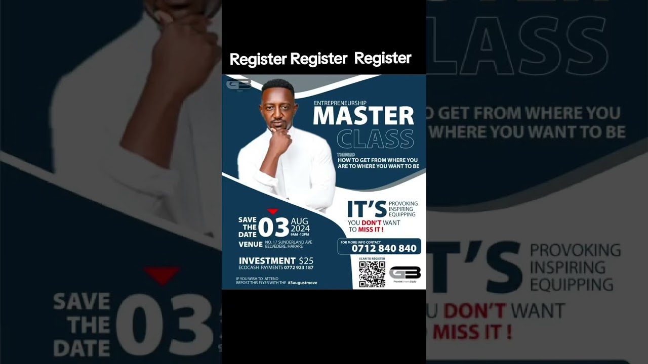 Masterclass registration