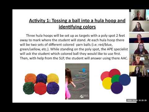 Collaborative Activities with APE and SLP. [B4]