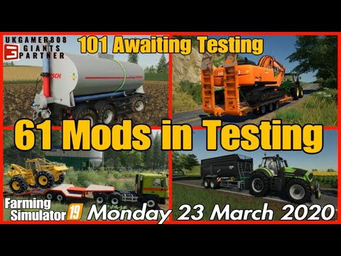 Fs19 Mods in Testing & Modhub update farming simulator 19