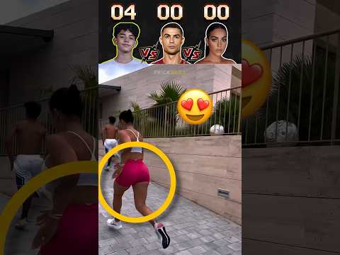 Ronaldo Jr vs Ronaldo vs Georgina | Sprint up the Hill Challengeβ‘οΈβ°