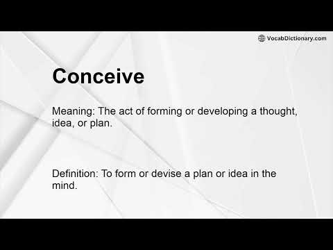 Conceive Meaning