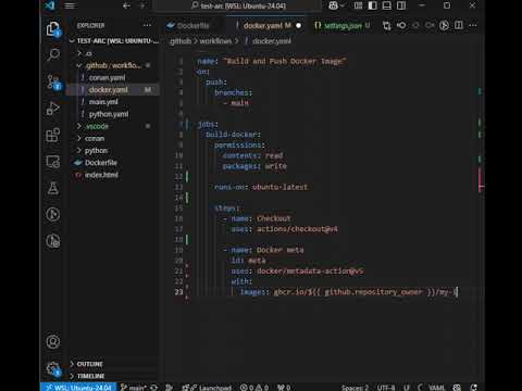 GitHub Action to build and push Docker images to ghcr.io