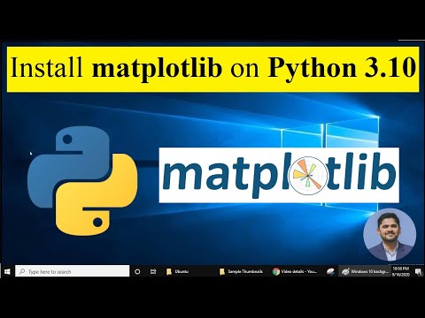 How to install Matplotlib on Python 3.10 Windows 10