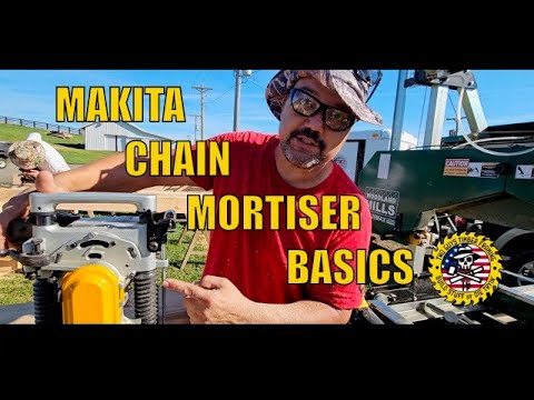 Chain Mortiser: Beginner’s Guide to Timber Frame Joinery Makita 7104 Demo Tutorial Paul Bunyan 2024
