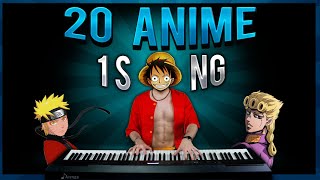 PACIL - 20 ANIME in 1 SONG 曲谱
