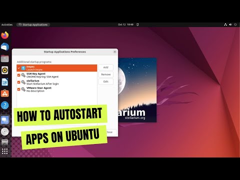 How to autostart applications on Ubuntu