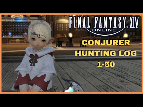 Conjurer Hunting Log Guide 1-50 Final Fantasy 14 Online