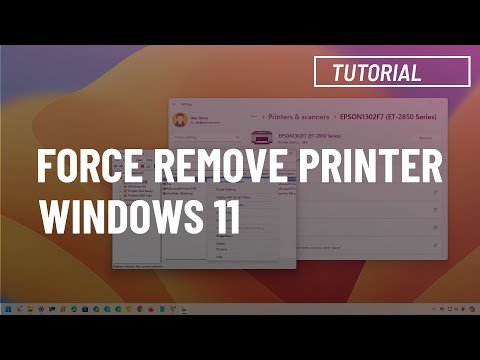 Windows 11: Completely Remove a Printer Driver (The Easy Way!)