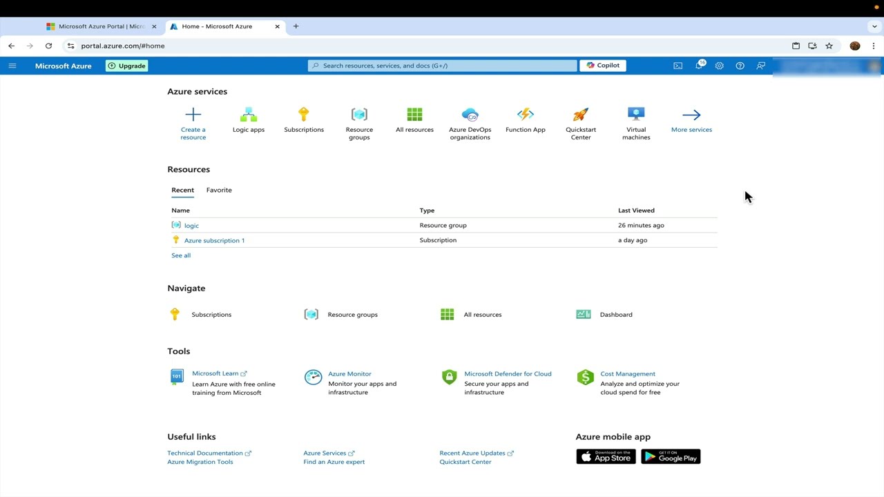 Azure Logic Apps: Basic workflow - 1