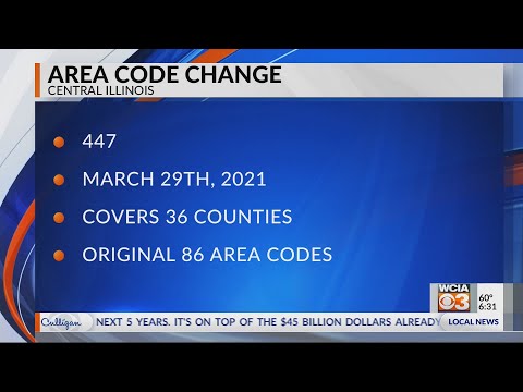 Area code change