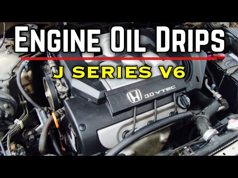FIX Common Oil Leaks Drips Honda Accord V6 J Series Odyssey Pilot Ridgeline MDX TL CL Rear Main Seal