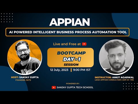 Day 1 | Appian | AI Powered Intelligent Business Process Automation Tool | An Overview Session