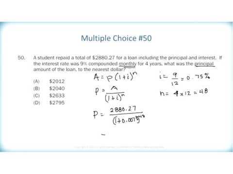 Math 3201 - Chapter 9 Sample Exam