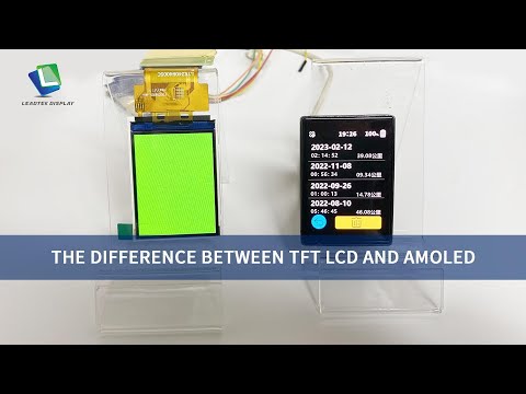 The difference between TFT LCD and AMOLED