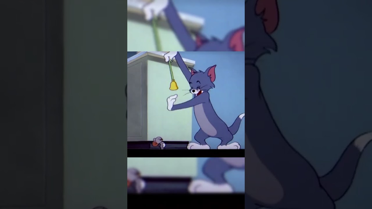 Tuffy gives Tom a bell as a gift 🔔 #tomandjerry #cartoon #shortvideo #humor
