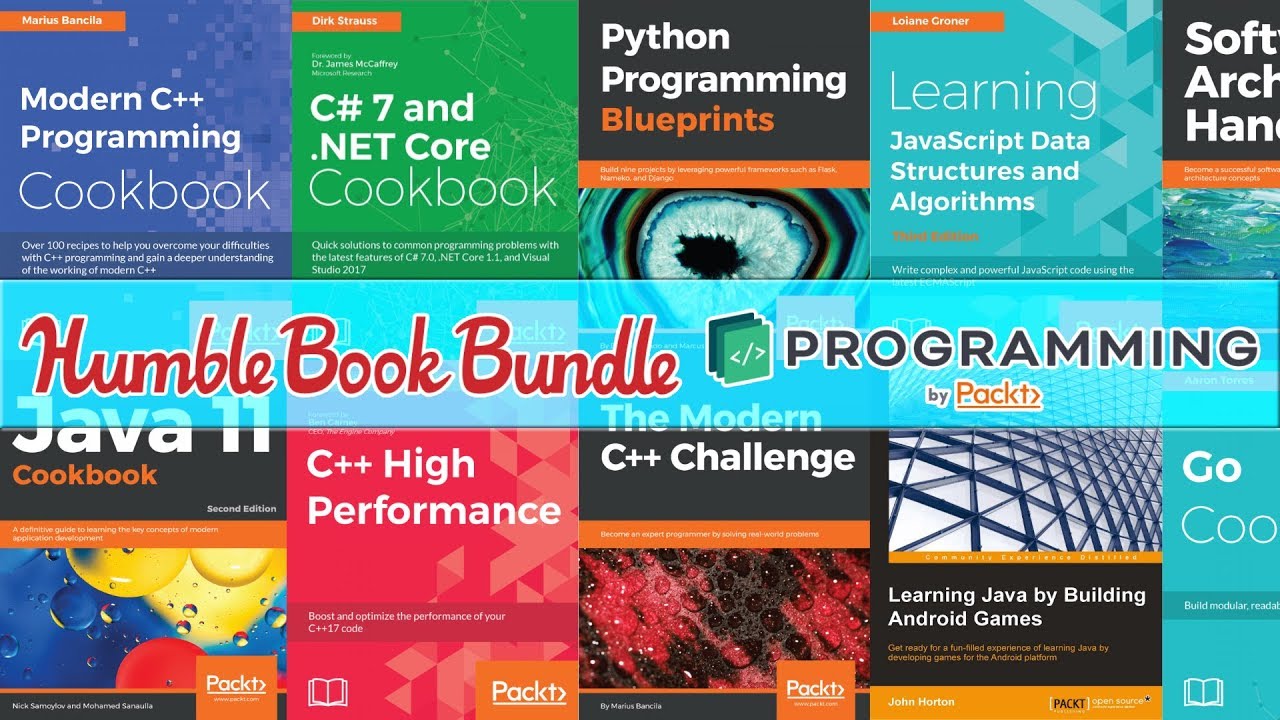 Huge Programming Book Bundle By Humble & Packt Press
