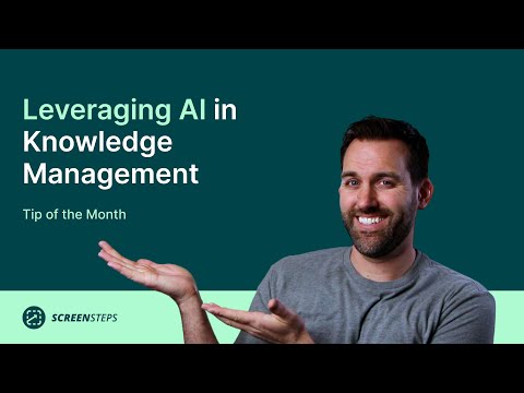 4 Ways You Can Leverage AI in Your Knowledge Management Strategy