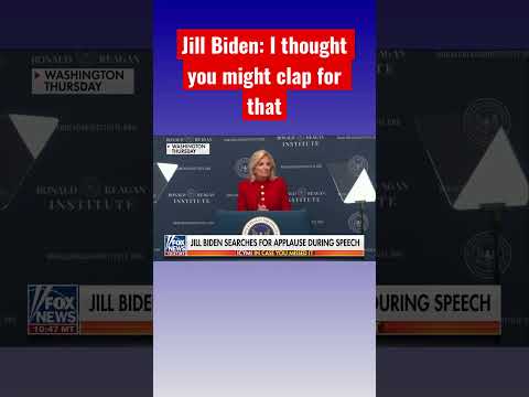 Jill Biden thought you might clap for that #shorts